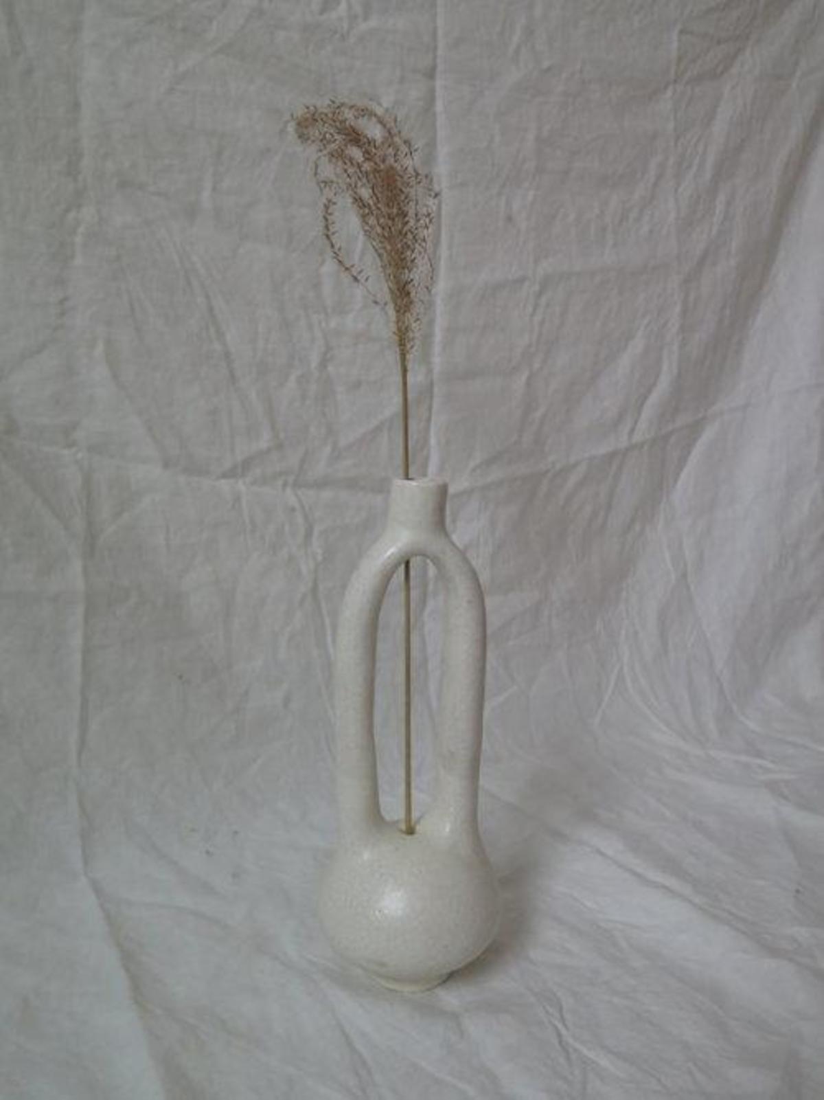 Simone Bodmer Turner single stem vessel small - white | Garmentory