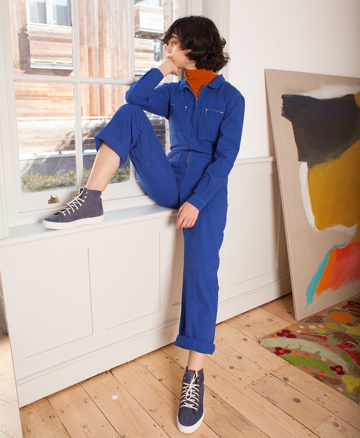 LF Markey Danny Longsleeve Boilersuit - Cobalt | Garmentory