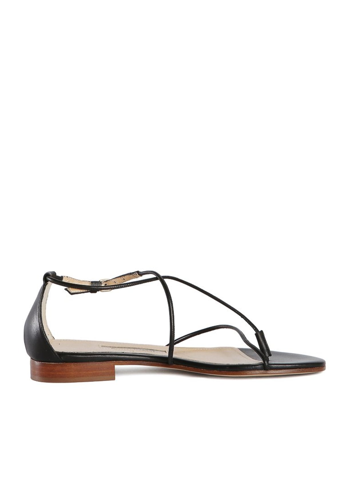 Emme Parsons String Sandal - Black | Garmentory