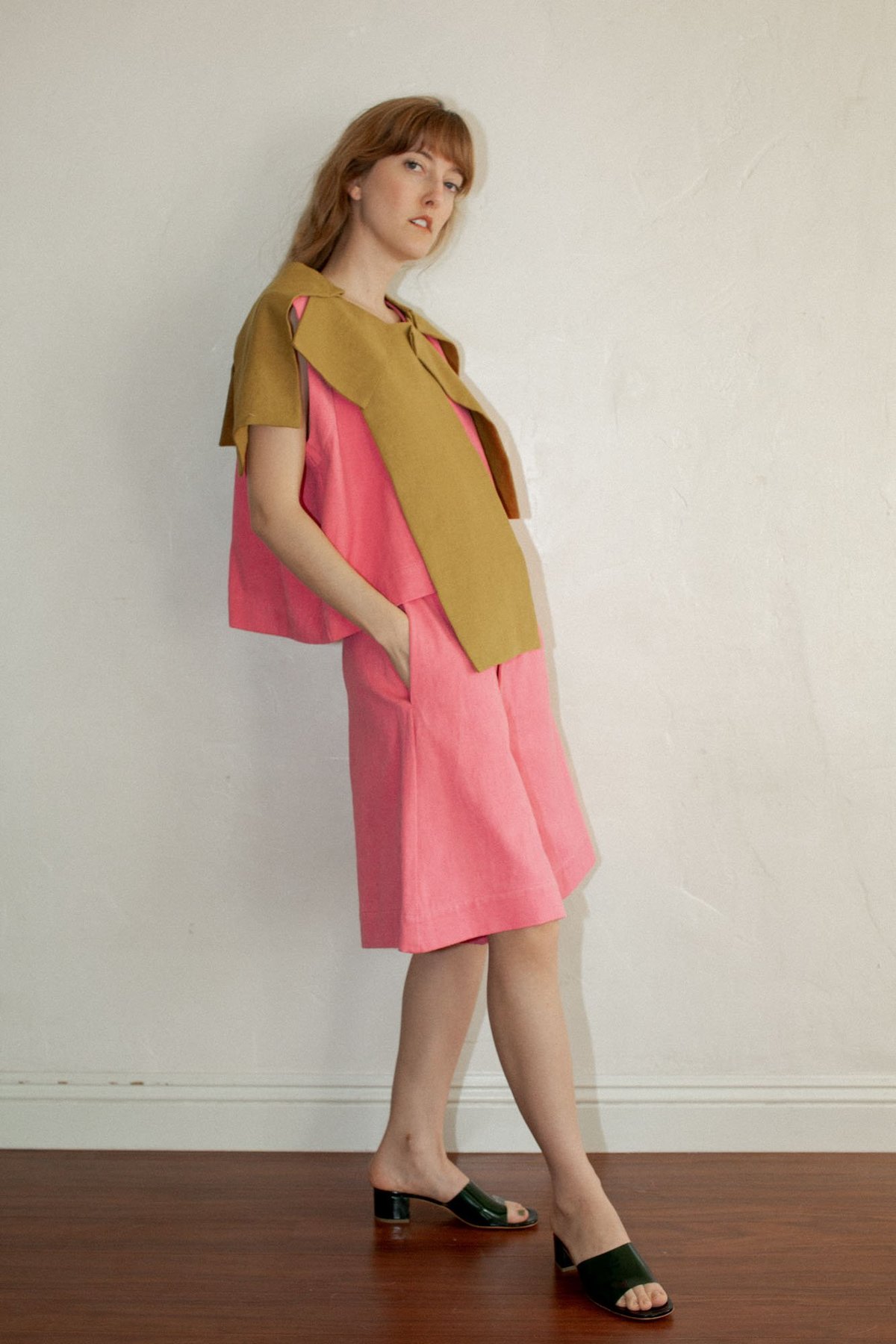 Nancy Stella Soto Piñata Sleeveless Shirt - Royal Pink | Garmentory