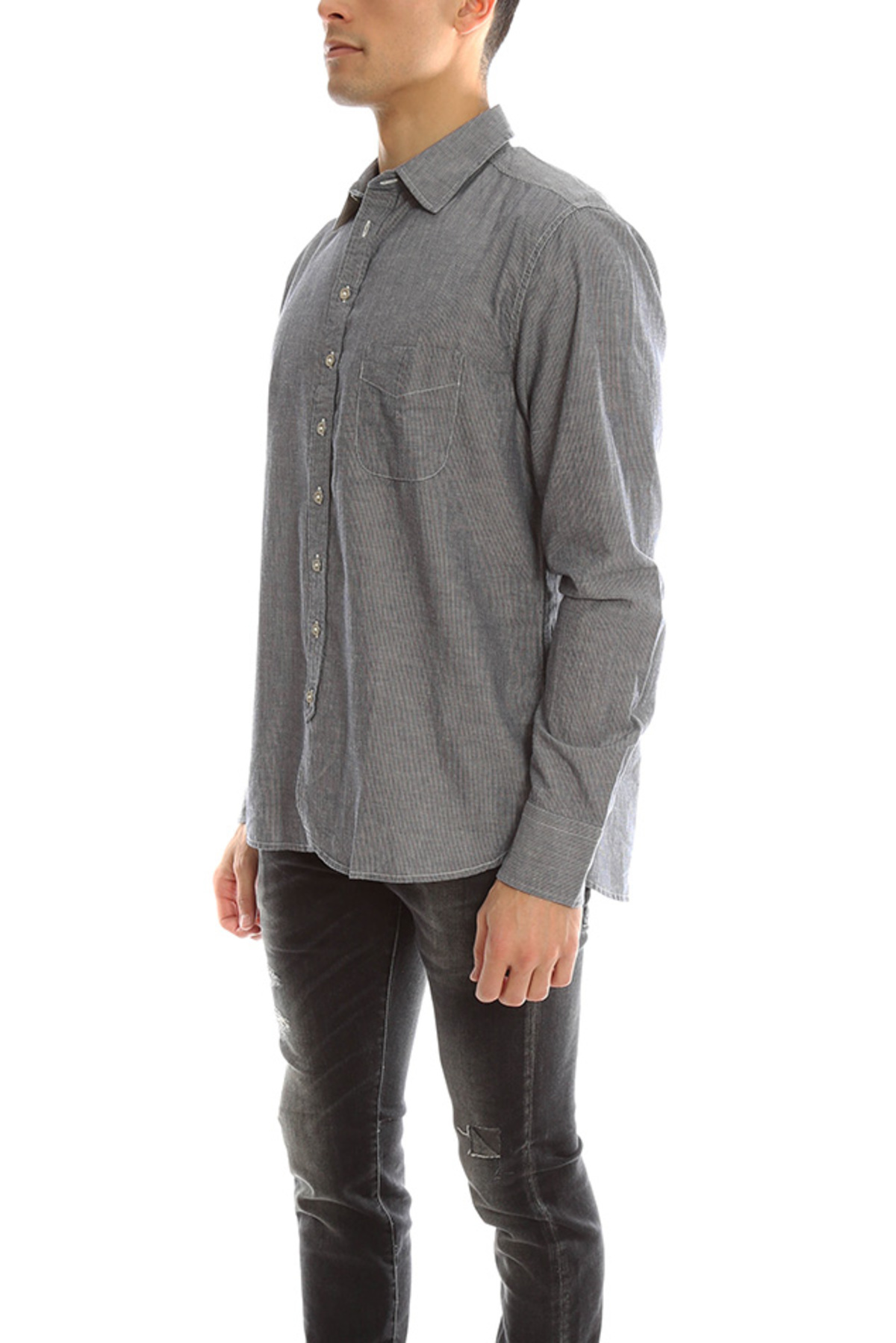 Rag & Bone 3/4 Placket Shirt - Dark Dune | Garmentory