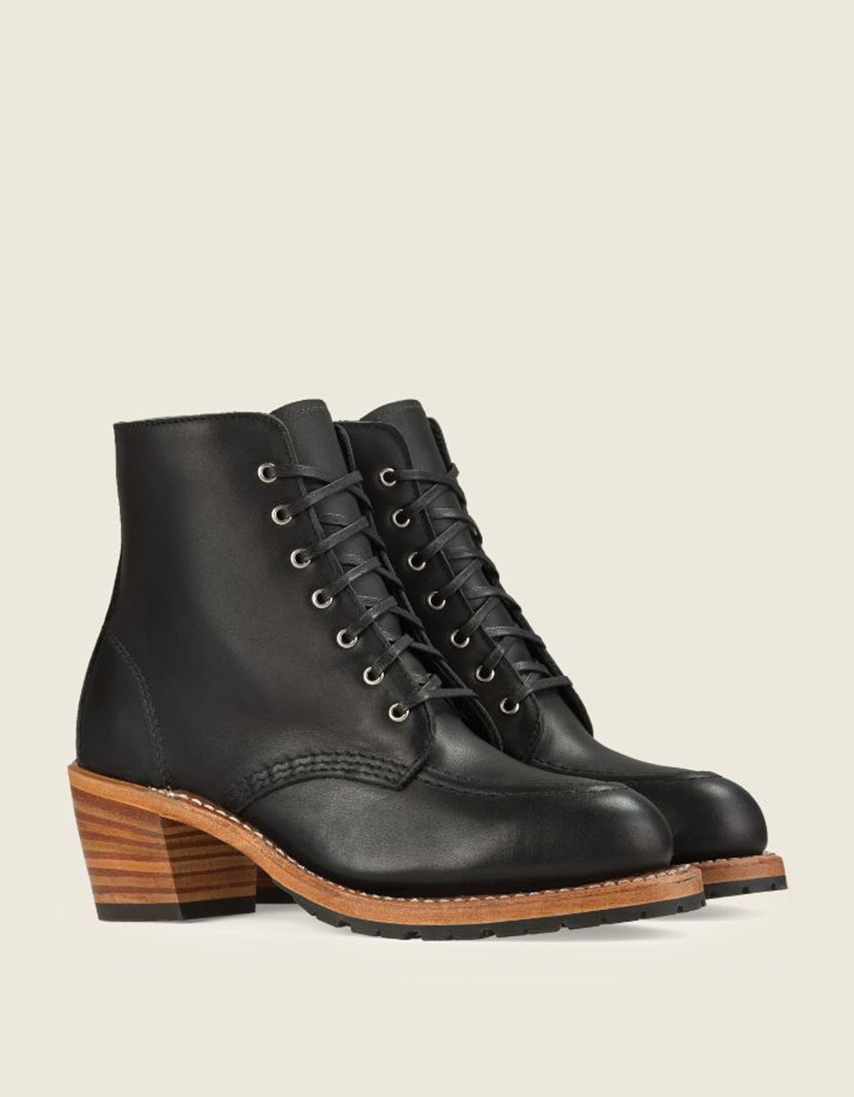Red Wing Shoes Clara Boot in Boundary Leather - Black | Garmentory