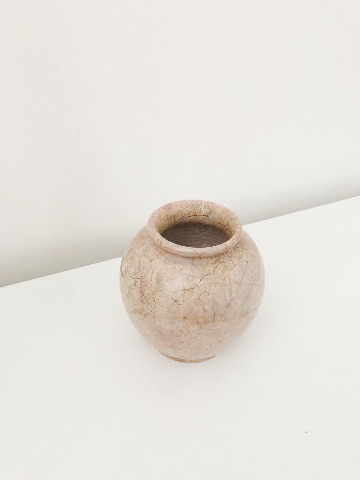 Vintage Marble Vase - Pink | Garmentory