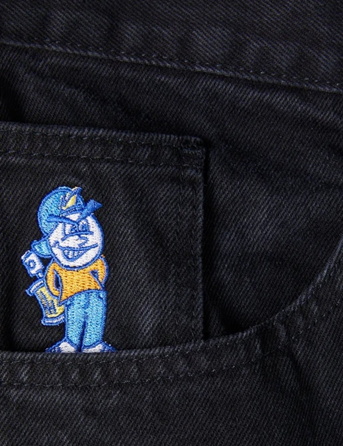 Polar Skate Co. 93 Denim - Pitch Black | Garmentory