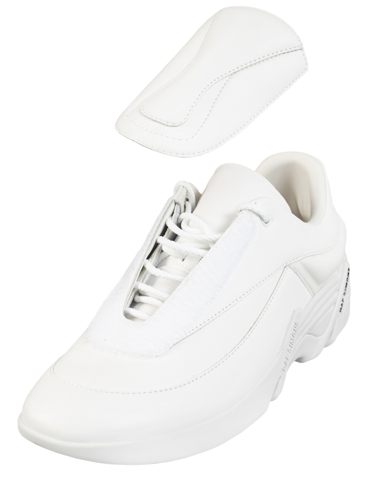 Raf Simons Leather Antei Sneakers in white | Garmentory