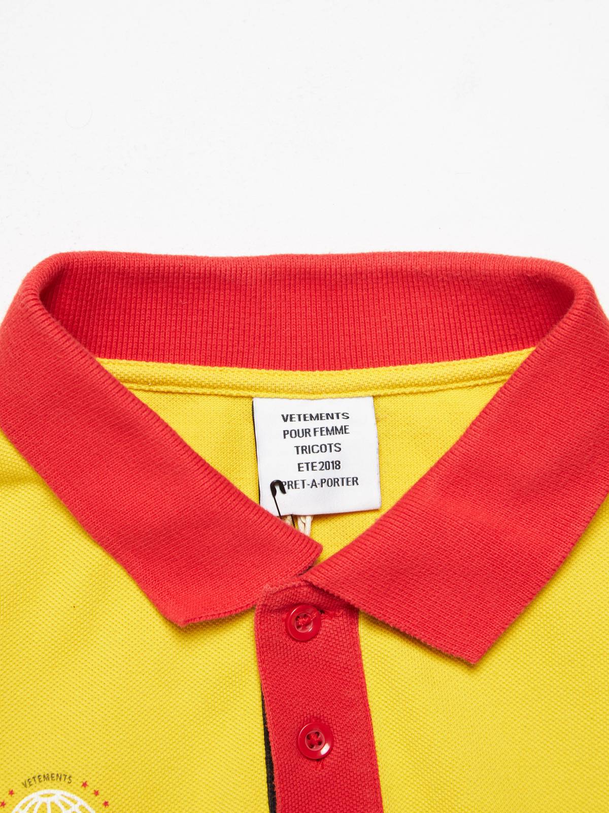 [Pre-Loved] Vetements Colorblock DHL Uniform Polo | Garmentory