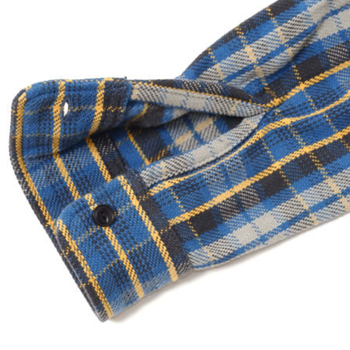UES Heavy Flannel Shirt - A-Type Blue | Garmentory