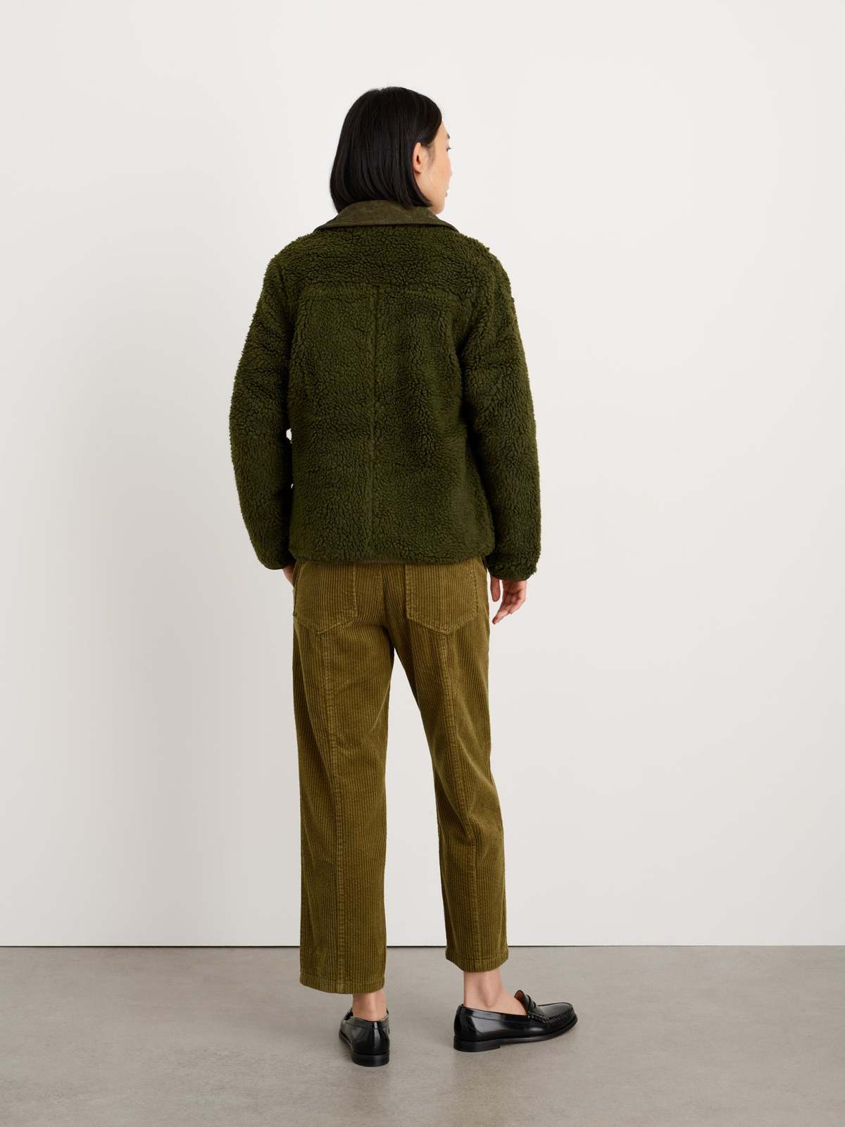 Alex Mill Sherpa Work Jacket - Military Olive | Garmentory