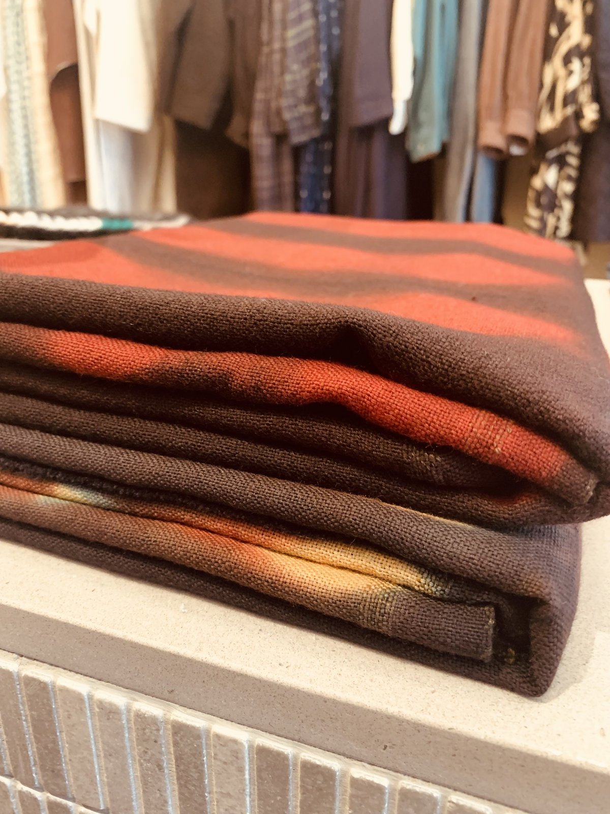 11.11 eleven eleven Clamp Dye Merino Wool Shawl | Garmentory