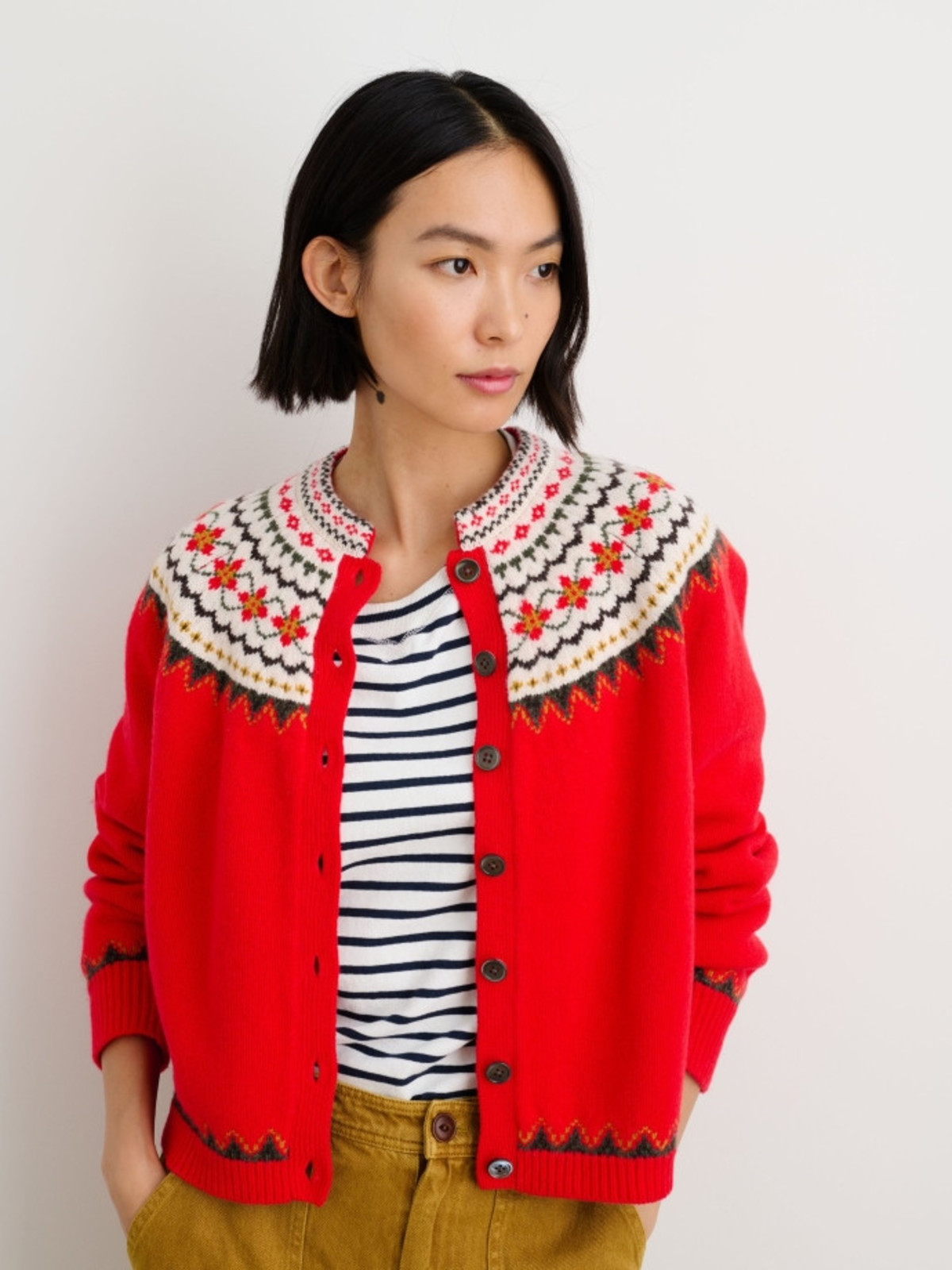Alex Mill Hilde Fair Isle Cardigan | Garmentory