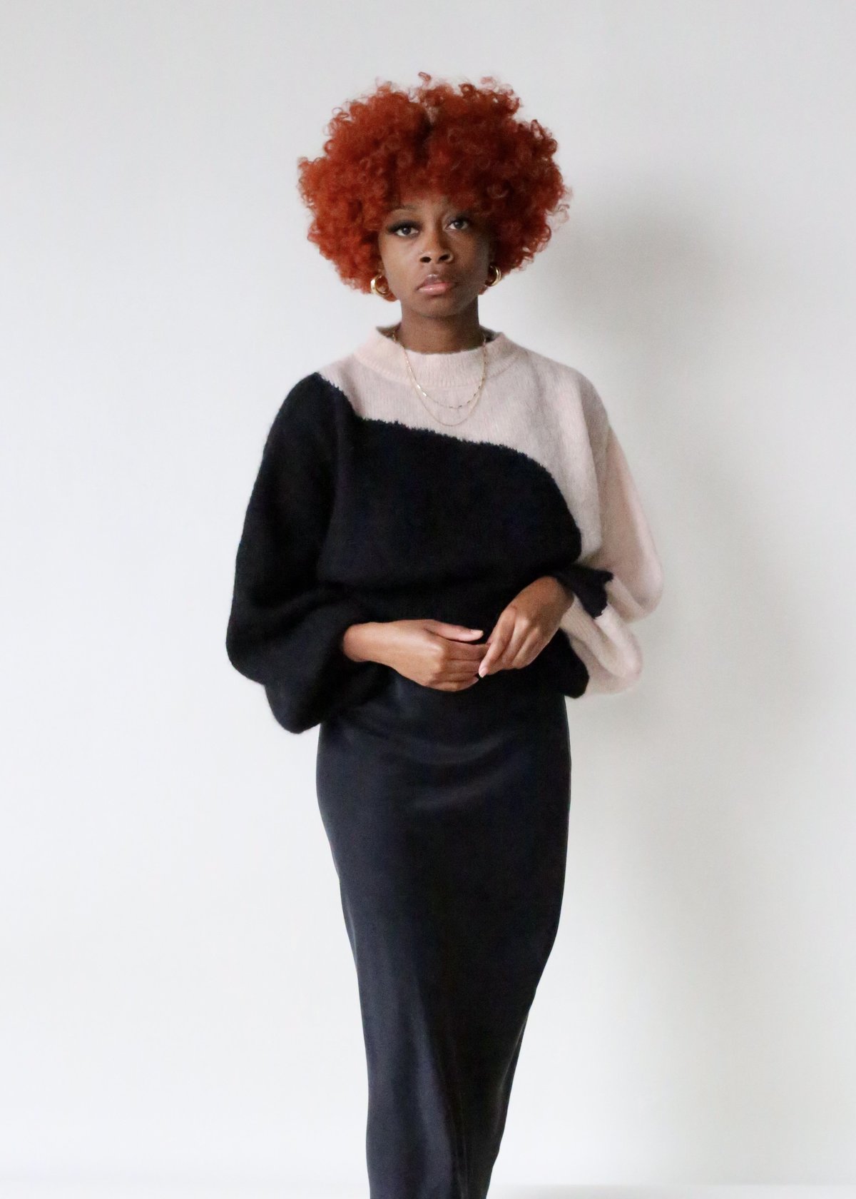 Aniela Parys Alchemy Knit Sweater Blacknatural Garmentory