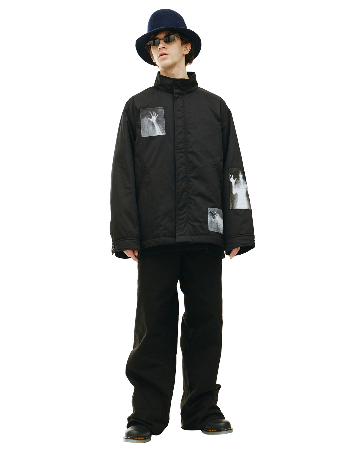 Undercover Psycho Patched Jacket - Black | Garmentory