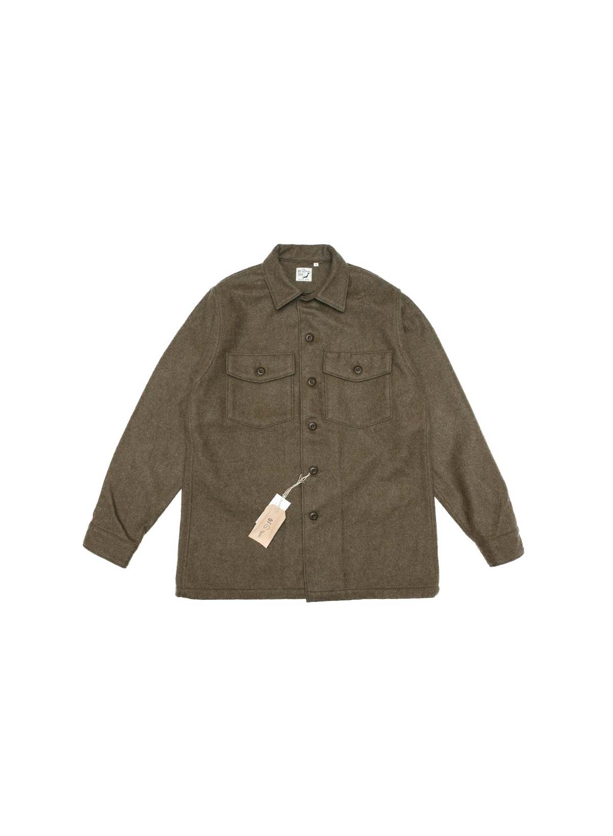 Orslow US Army Fatigue Wool Shirt - Army Green | Garmentory