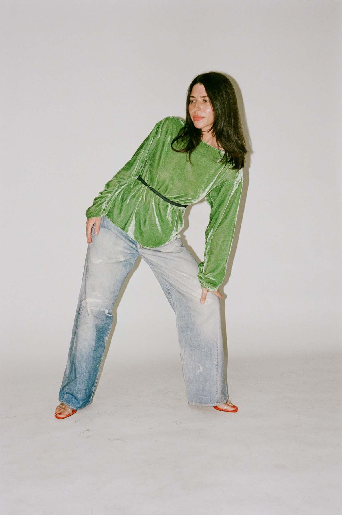 Baserange Unir Top - Vella Green | Garmentory